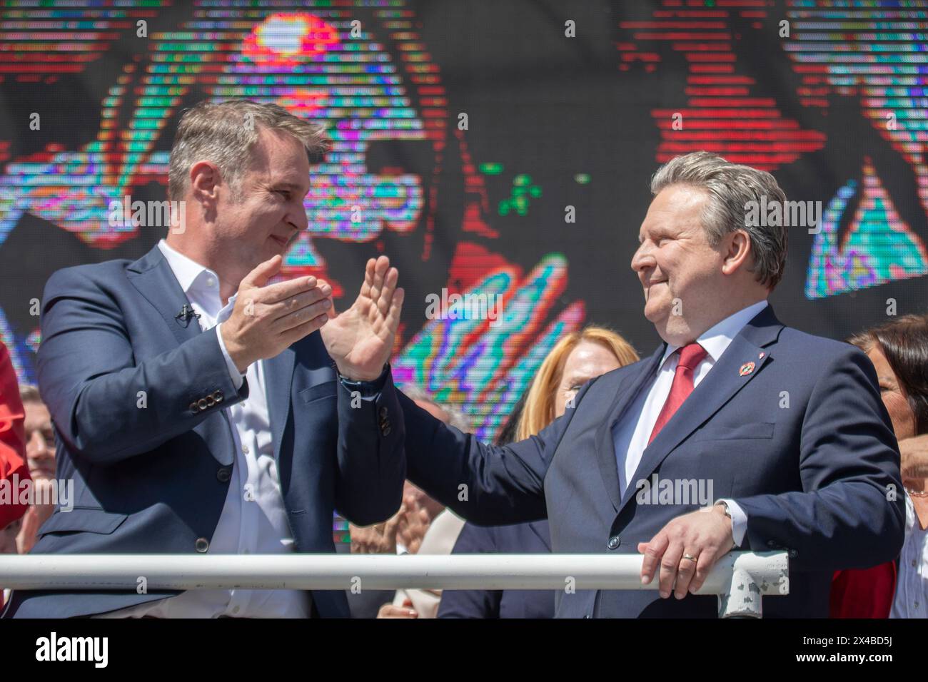 Vienna, Austria. 01st May, 2024. ÖSTERREICH; WIEN; 20240501; Vorsitzender der ...