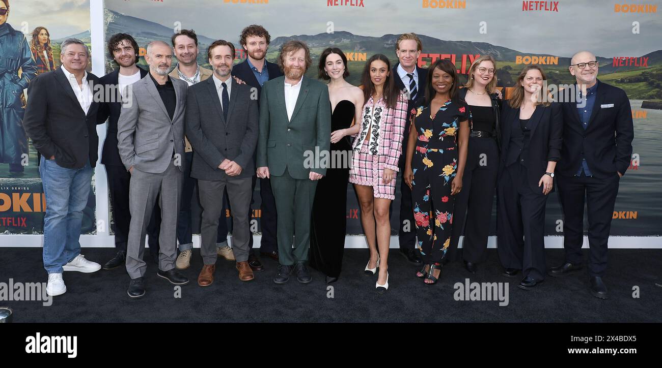 Hollywood, USA. 01st May, 2024. Ted Sarandos, Charlie Kelly, Alex ...