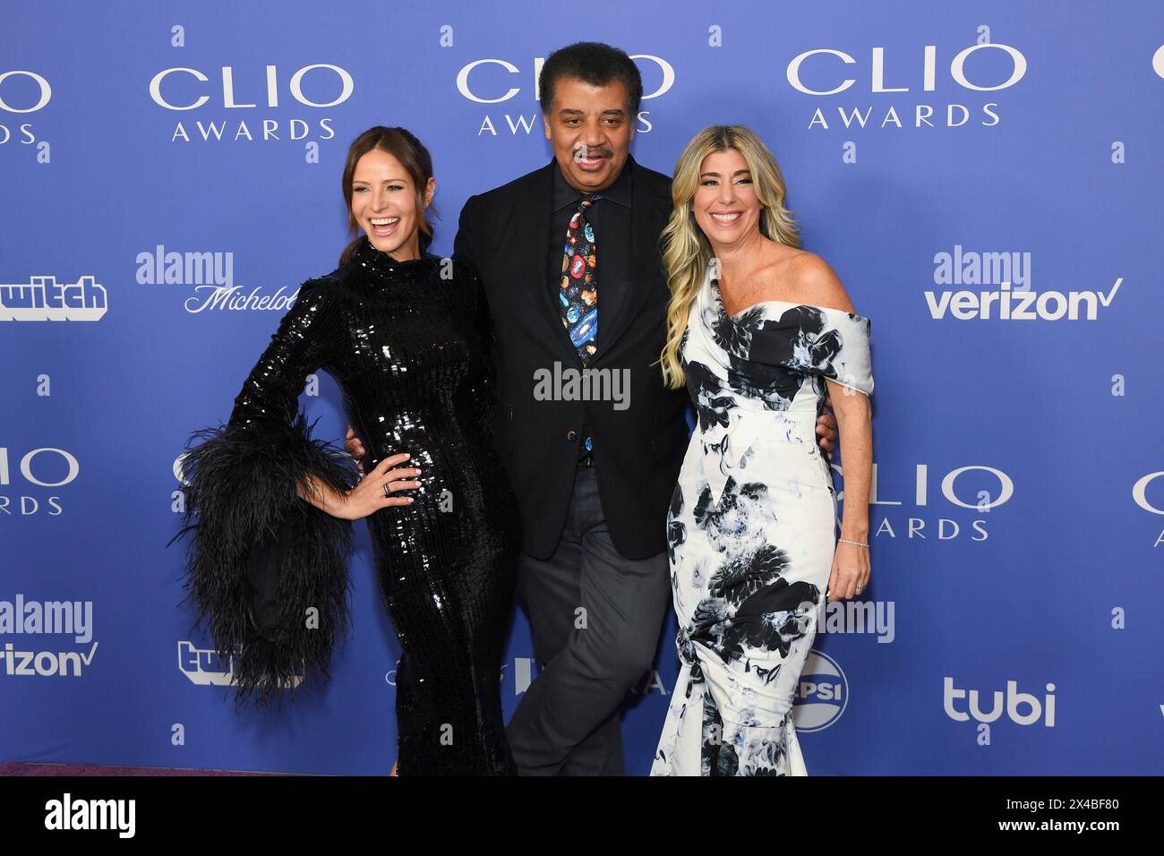 IMAGE DISTRIBUTED FOR CLIO AWARDS - Host Andrea Savage, Honoree Neil ...