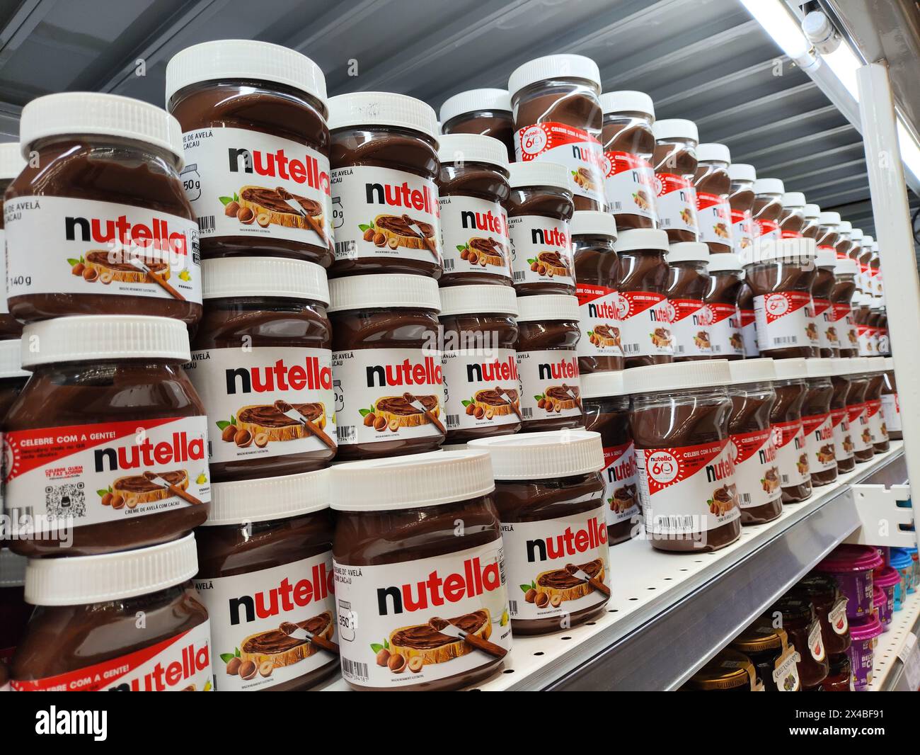 Nutella chocolate brazil hi-res stock photography and images - Alamy