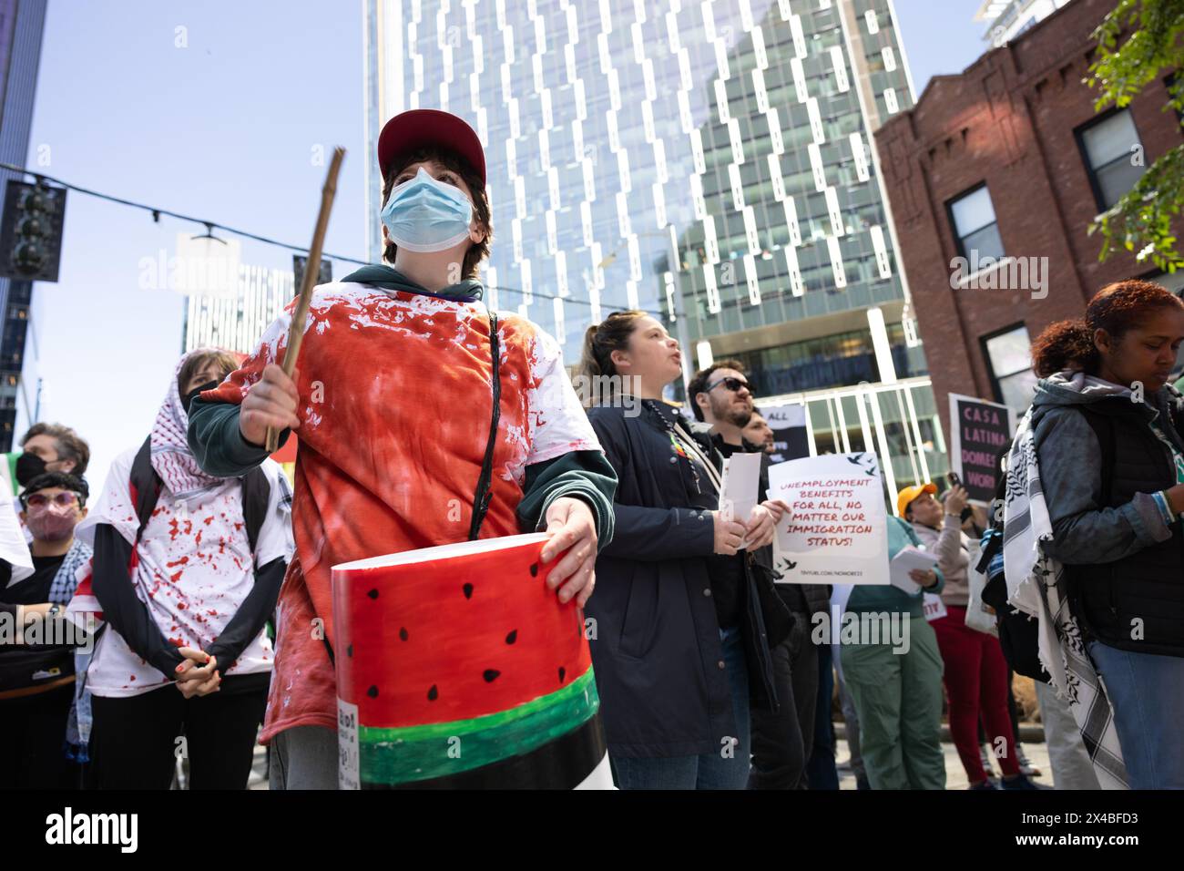Seattle May Day 2024 Stock Photo - Alamy