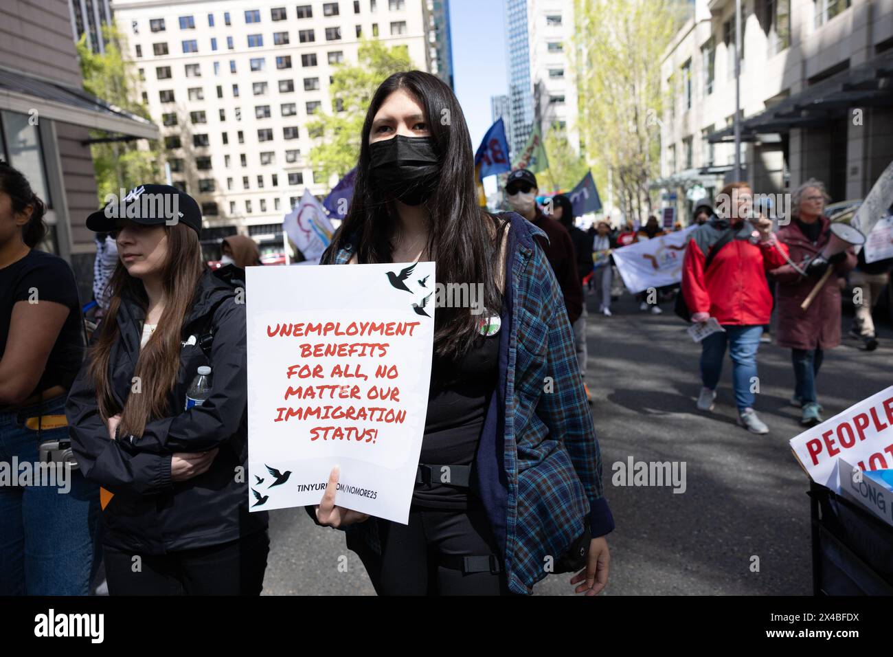 Seattle May Day 2024 Stock Photo - Alamy