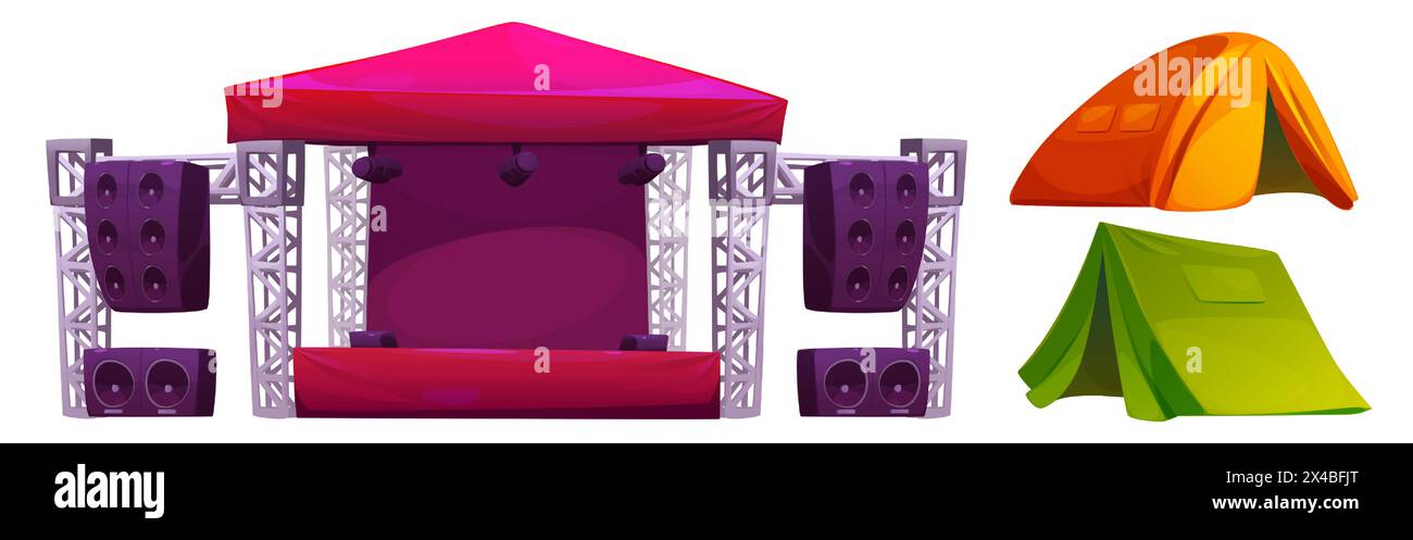 Outdoor performance area Stock Vector Images - Alamy