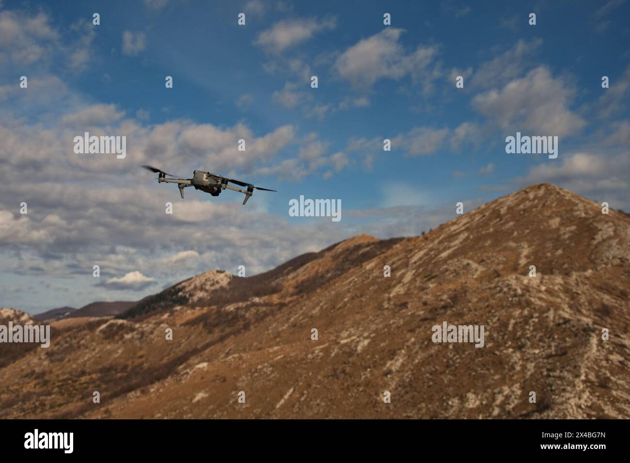 Drone camera in sky above hi-res stock photography and images - Alamy