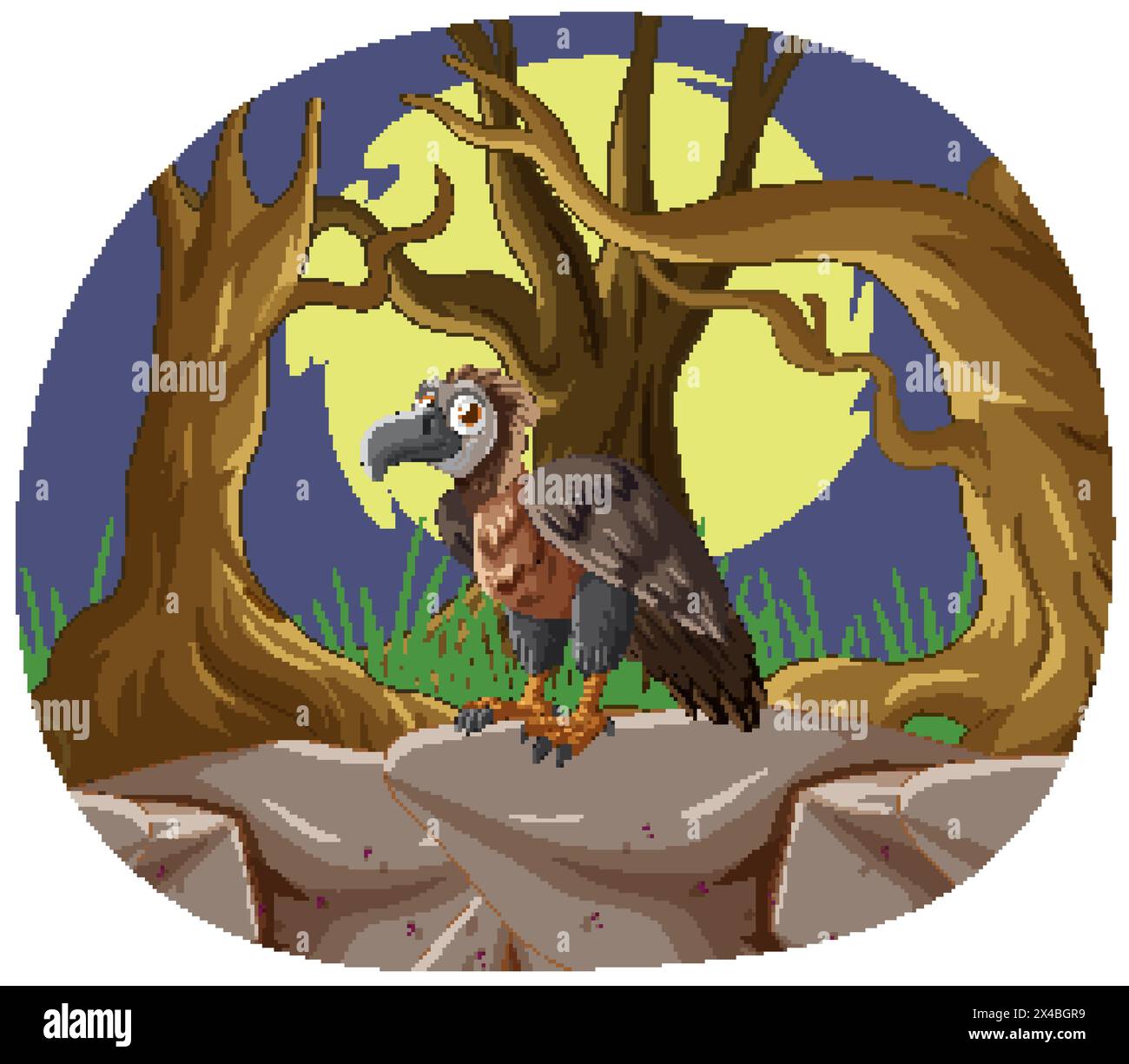 Moon branches Cut Out Stock Images & Pictures - Alamy