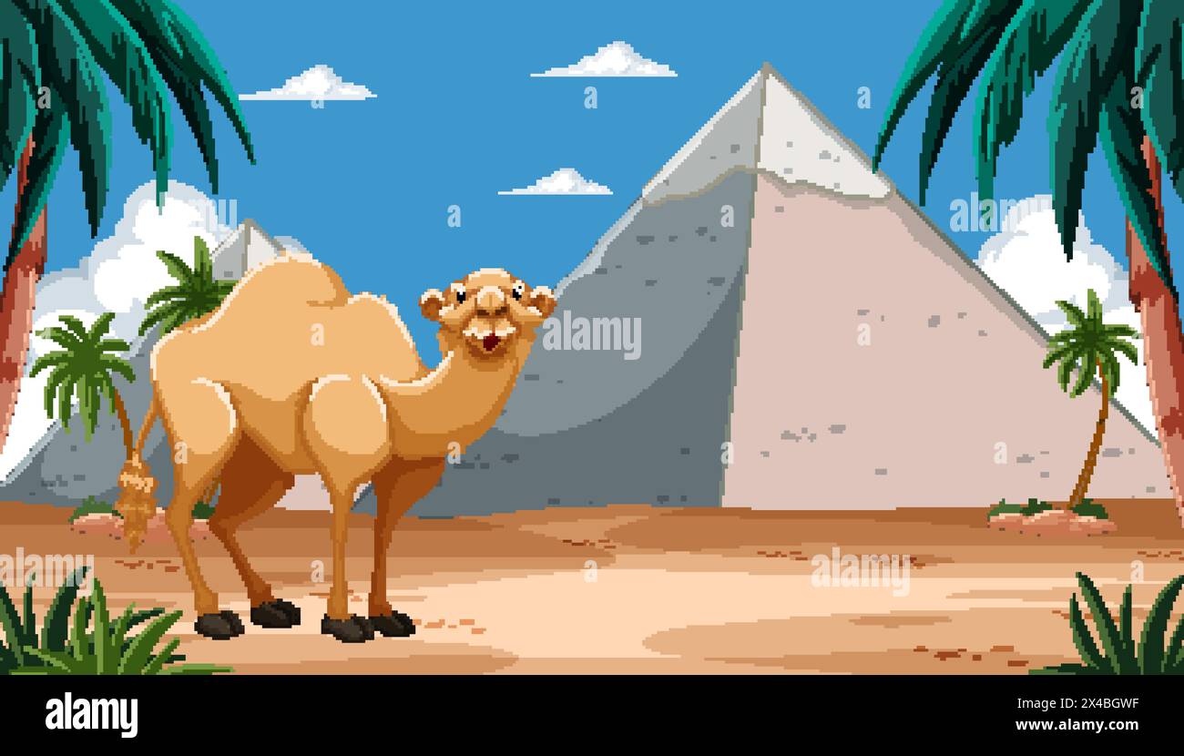 Cartoon camel hi-res stock photography and images - Alamy