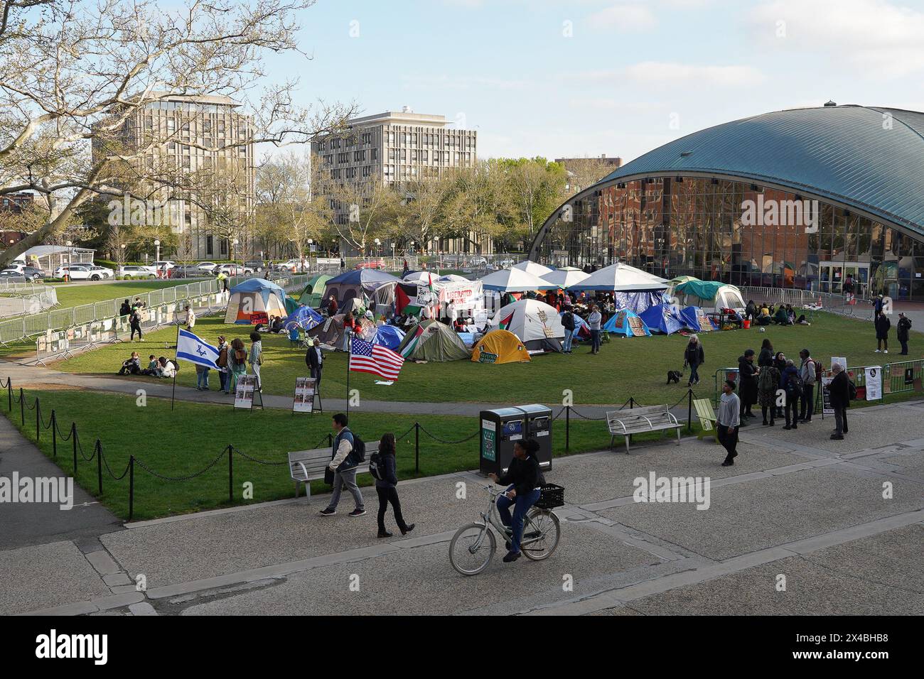 The 11th day of the Scientist Against Genocide Encampment at MIT ...