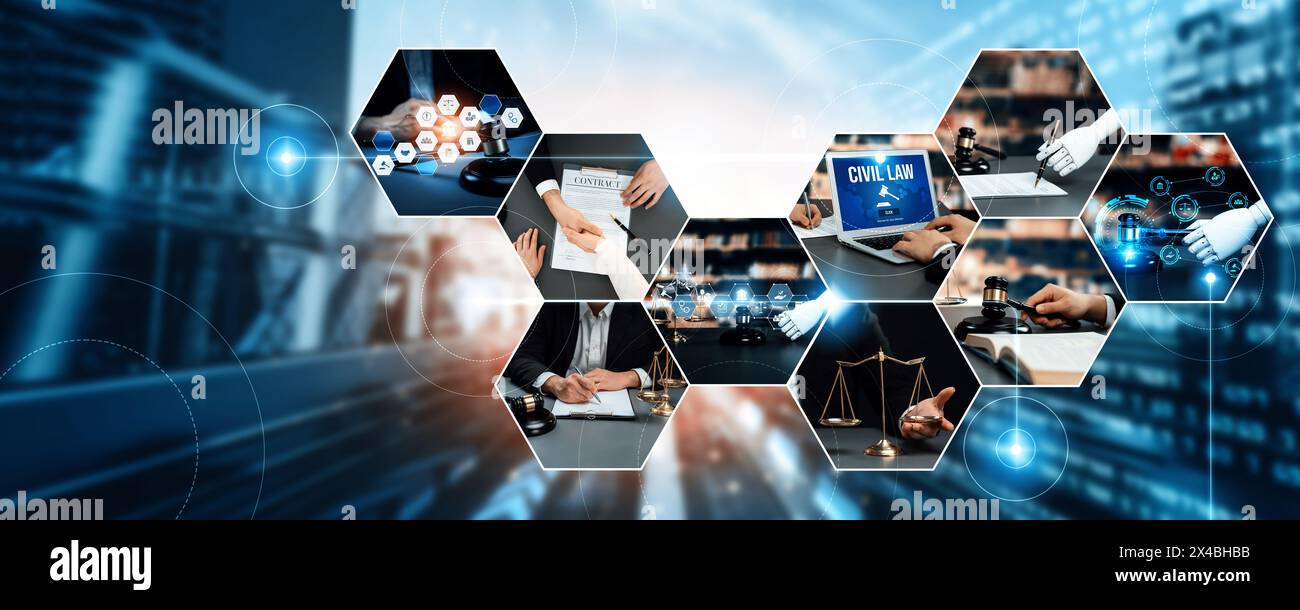 AI rules and law concept enforce to control AI artificial intelligence ...