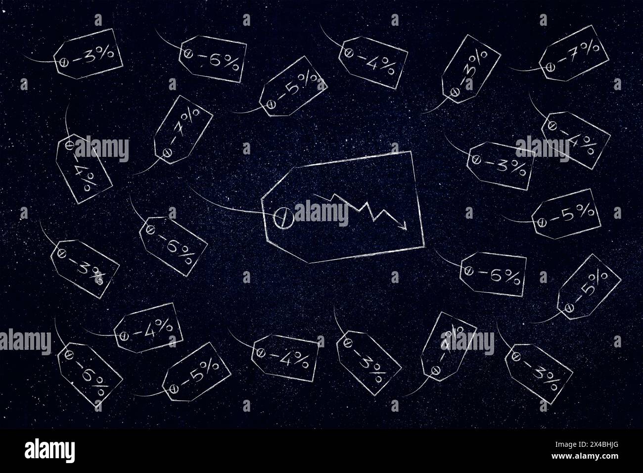 reverse Inflation and fix the cost of living conceptual image, price ...