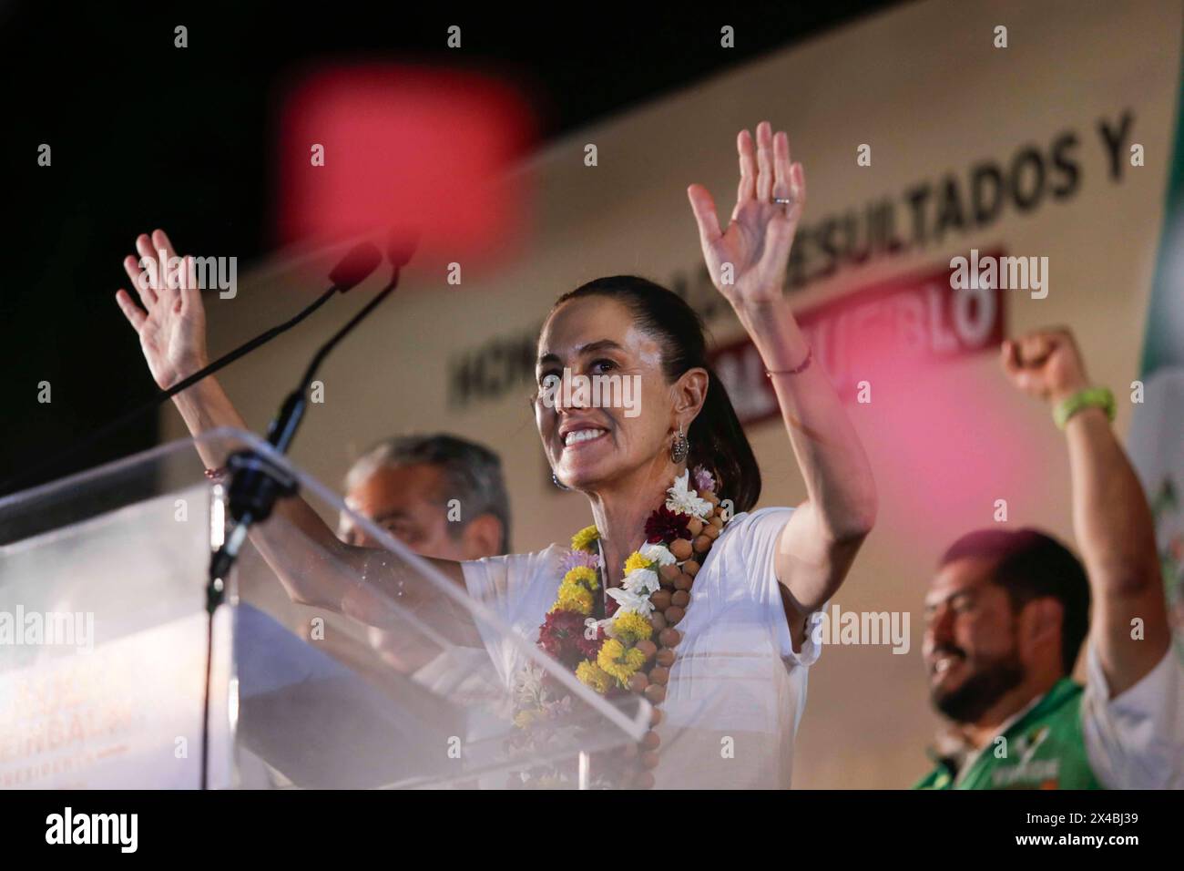 Claudia Sheinbaum Pardo, candidate for the Presidency of Mexico for the ...