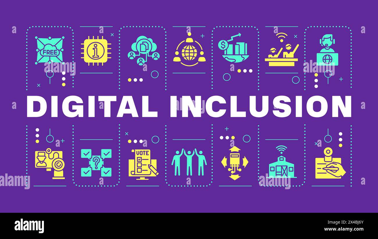 Digital literacy concept word cloud hi-res stock photography and images ...