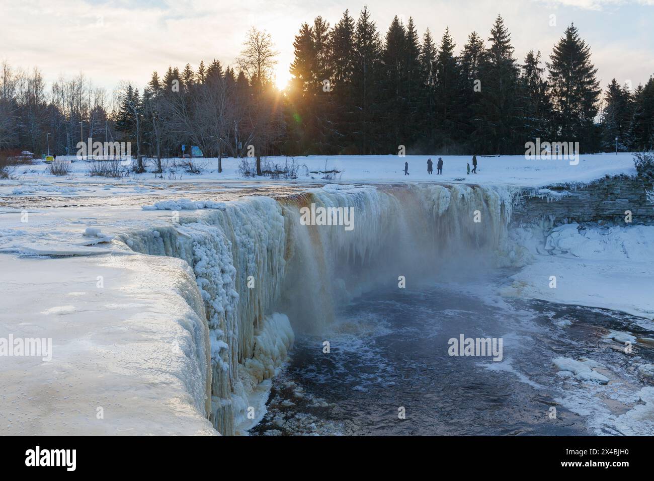 Frozen jagala waterfall hi-res stock photography and images - Alamy