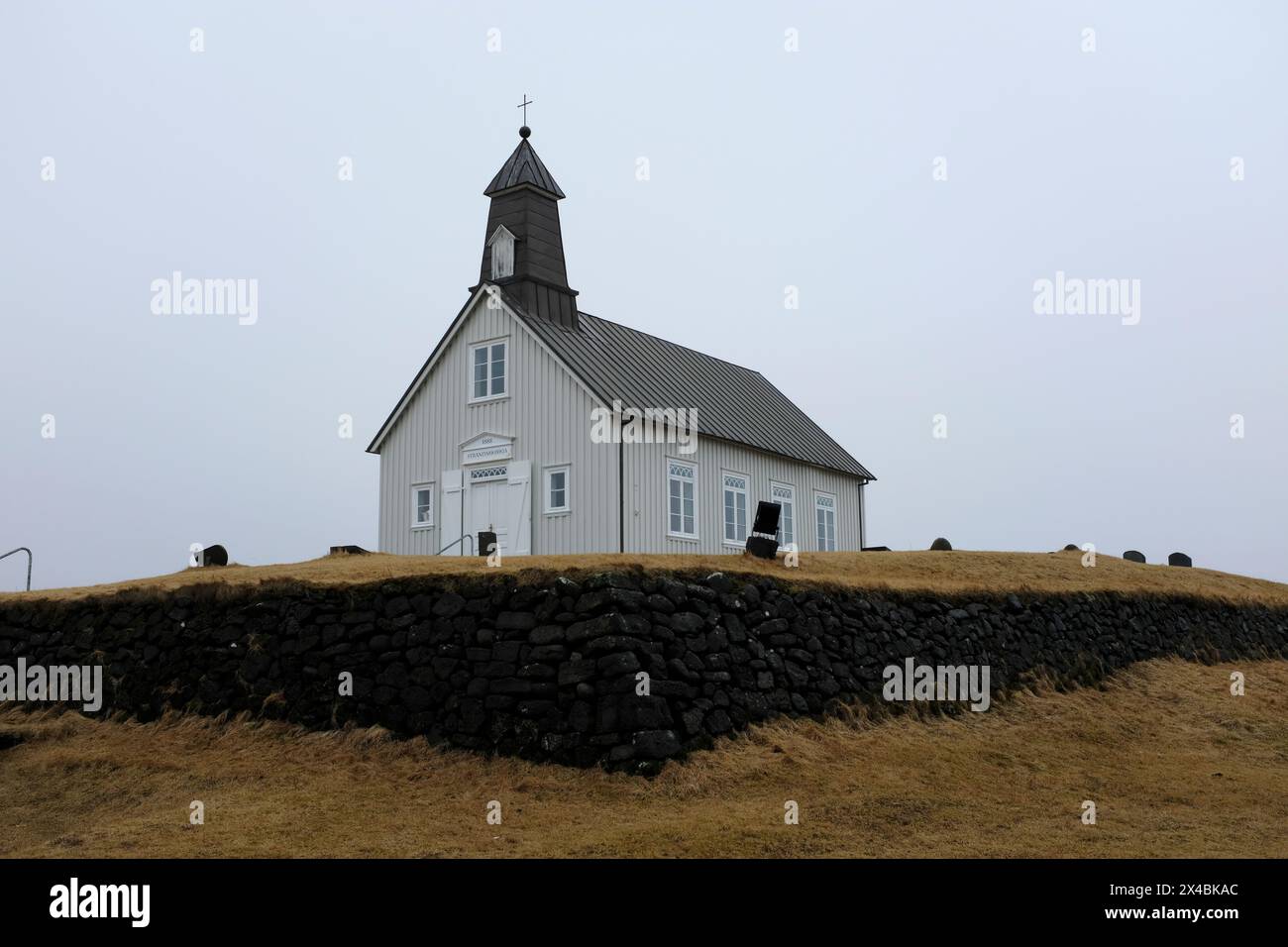Iceland selvogur strandarkirkja church hi-res stock photography and ...
