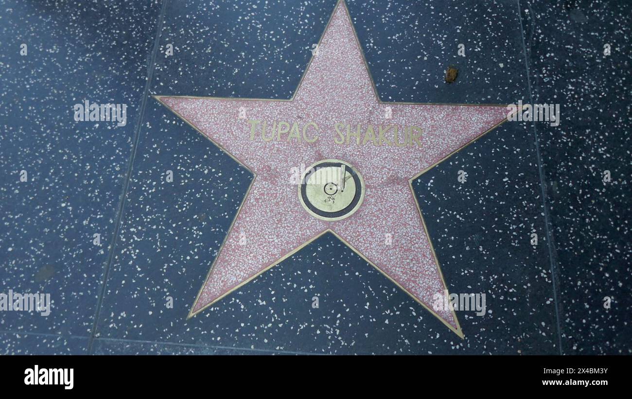 Los Angeles, California, USA 30th April 2024 Rapper Tupac Shakur ...