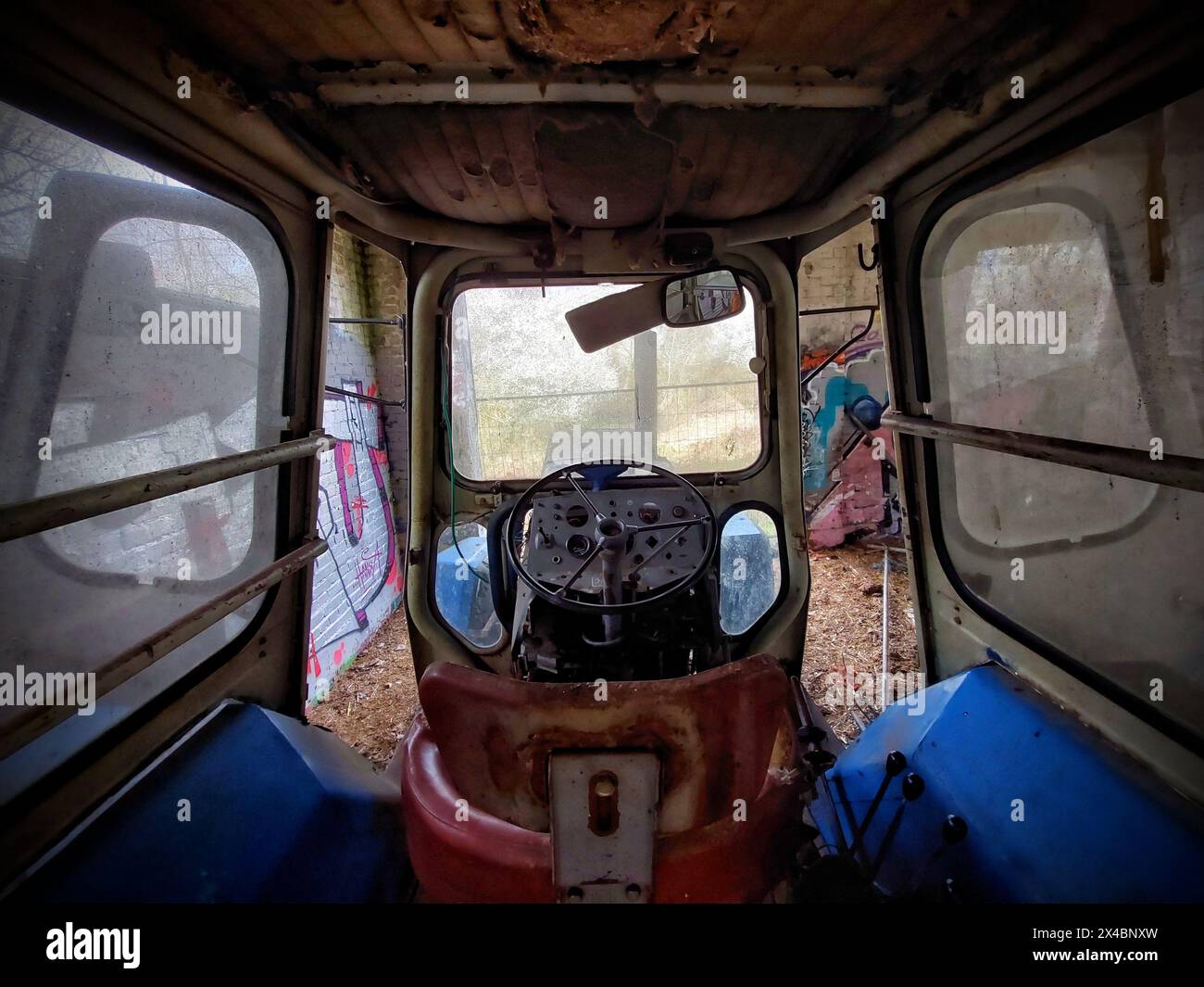 Tractor cockpit hi-res stock photography and images - Alamy