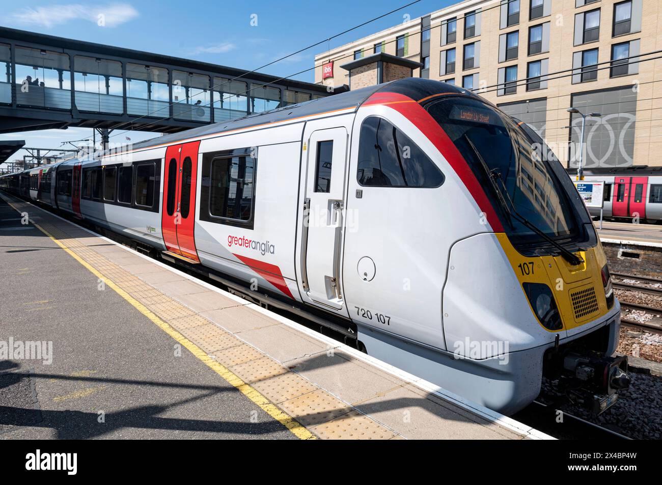 Cambridge England United Kingdom Greater Anglia British Rail Class 720 107 Aventra class ...