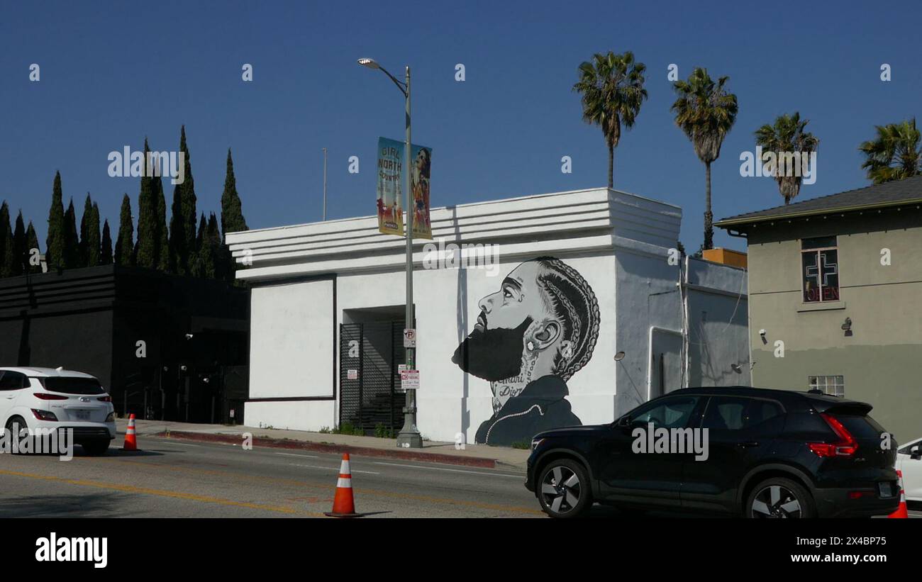 Los Angeles, California, USA 30th April 2024 Rapper Nipsey Hustle ...