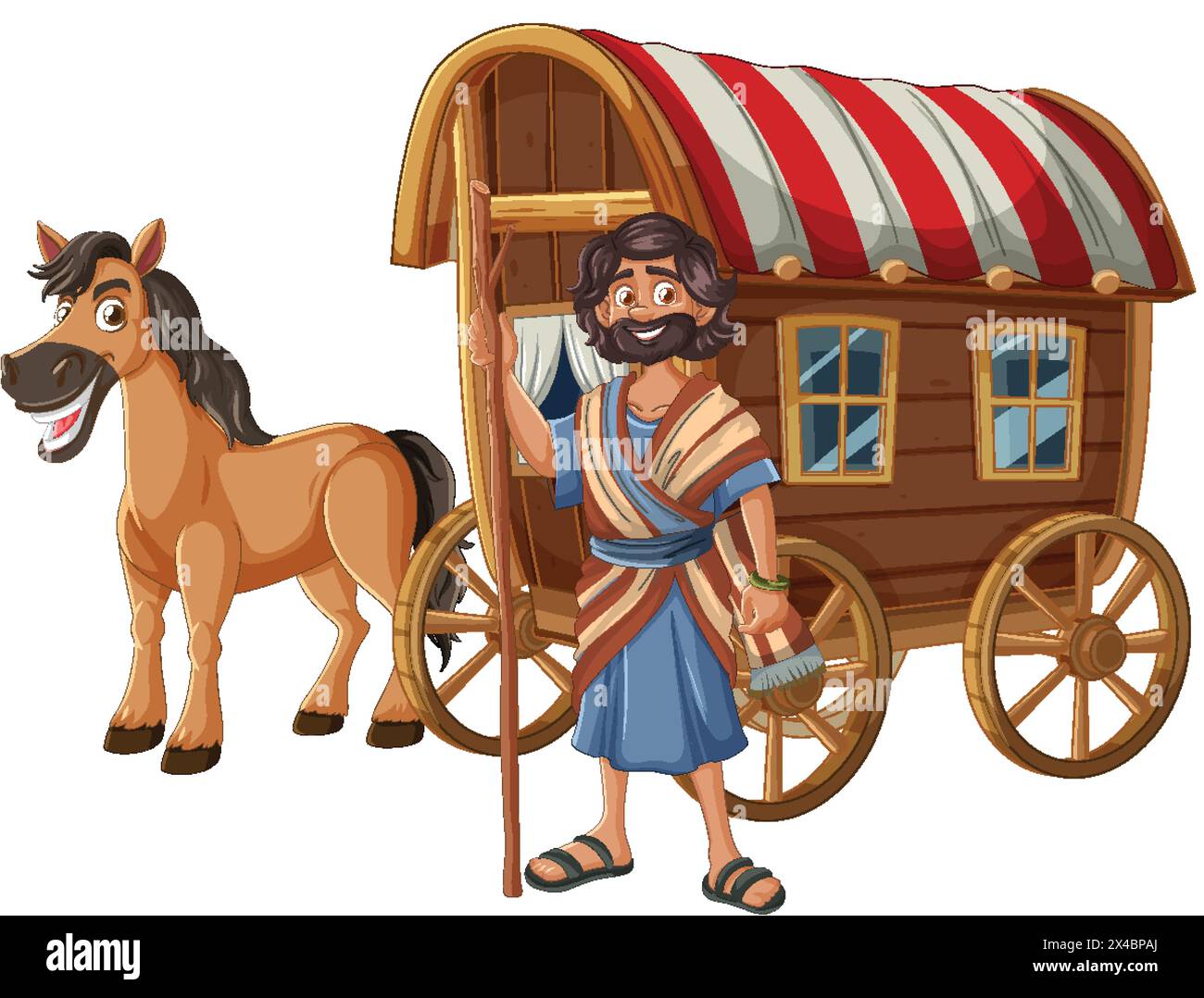 Old fashioned merchant Stock Vector Images - Alamy