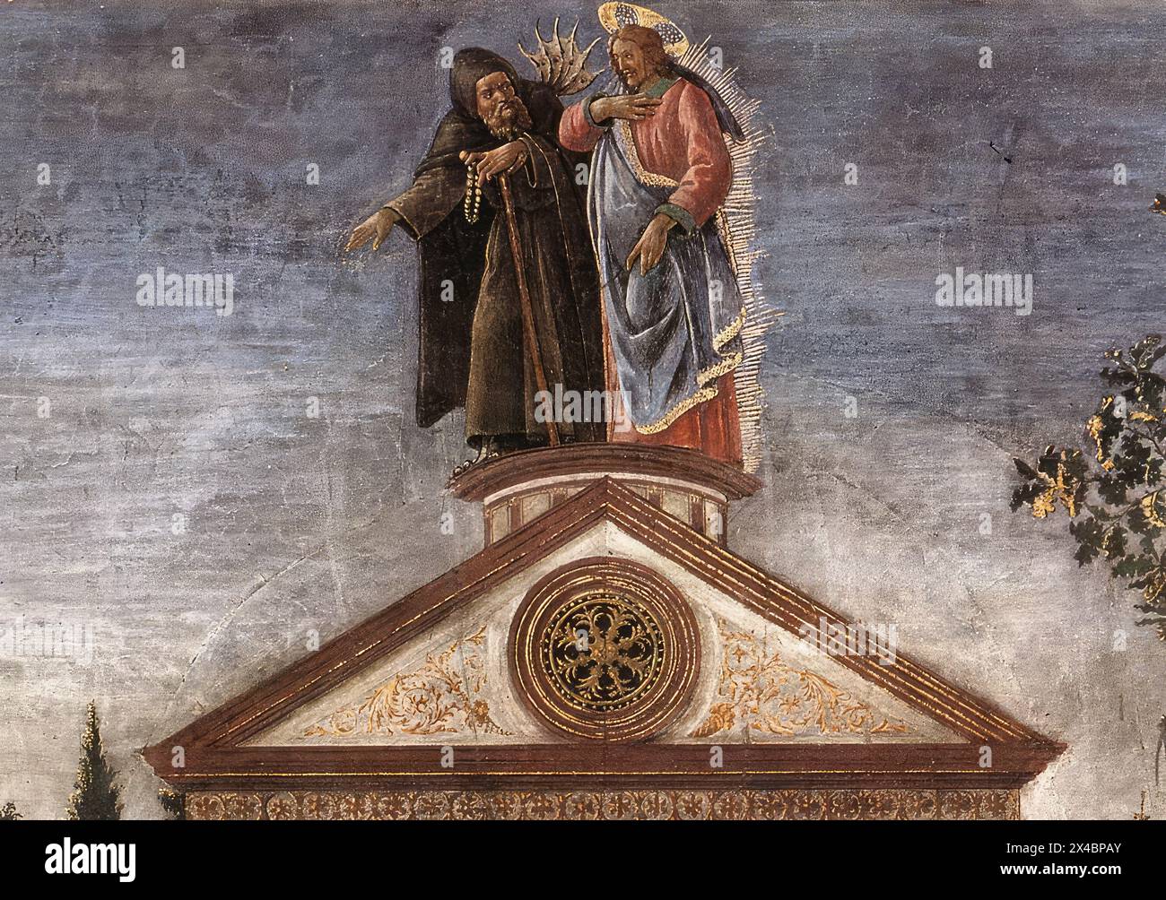 BOTTICELLI, Sandro (b. 1445, Firenze, d. 1510, Firenze) The Temptation ...