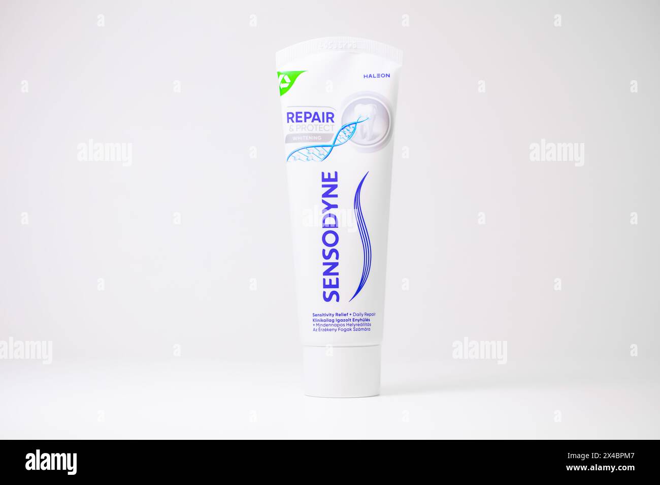 Lviv, Ukraine - May 1, 2024: Sensodyne Sensitivity Relief Daily Repair ...