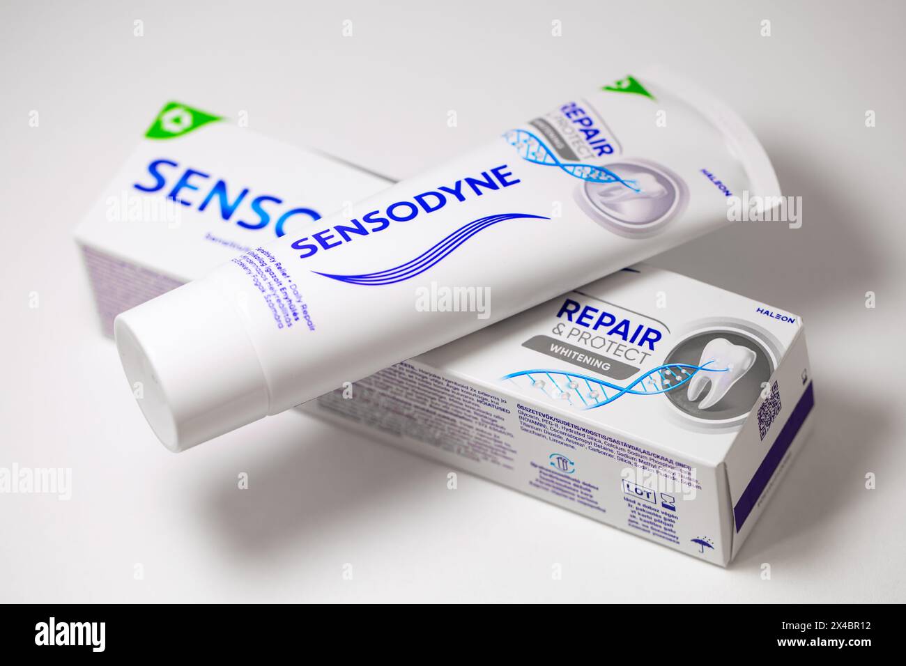 Lviv, Ukraine - May 1, 2024: Sensodyne Sensitivity Relief Daily Repair ...