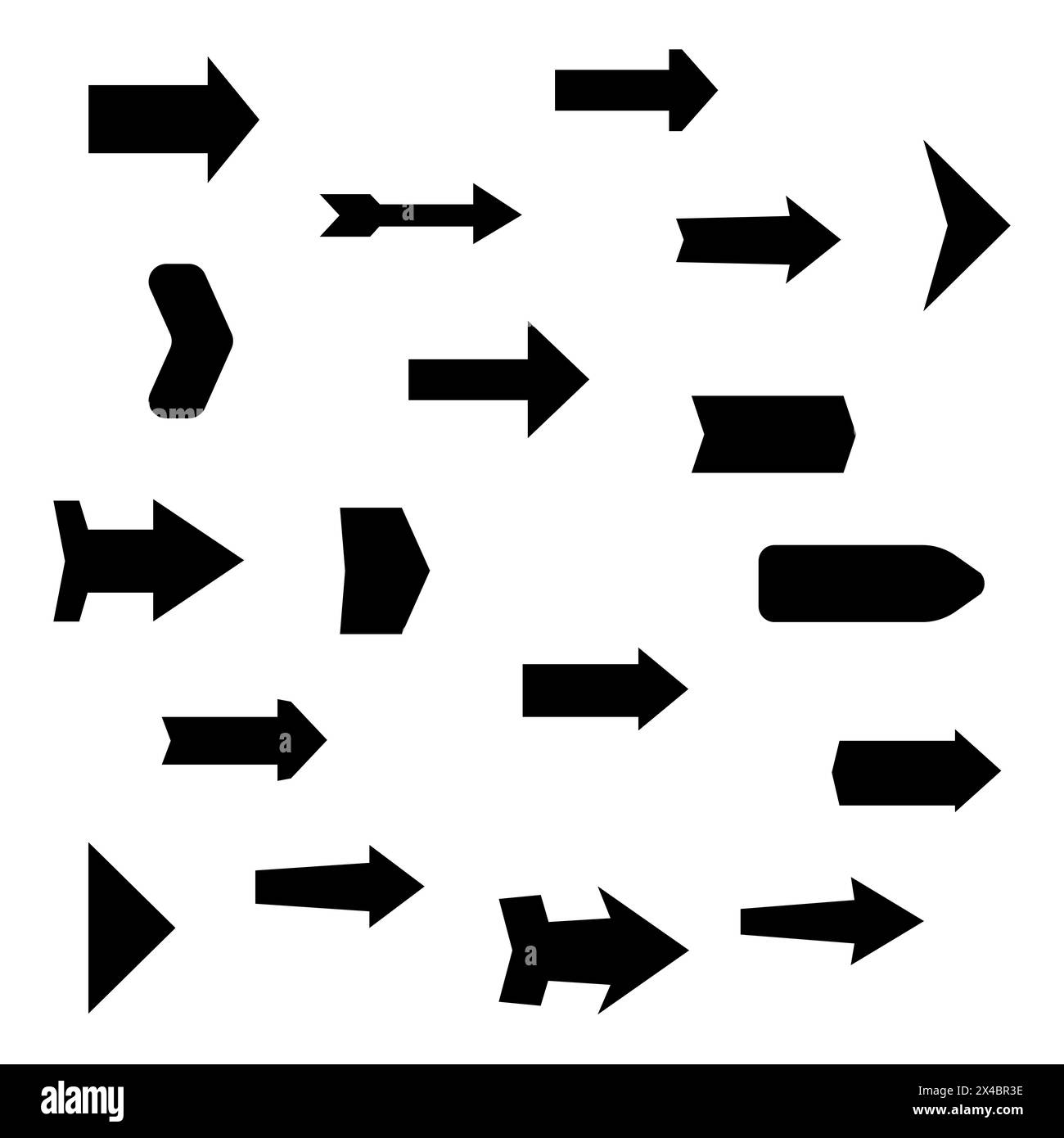 Reflective arrows Stock Vector Images - Alamy