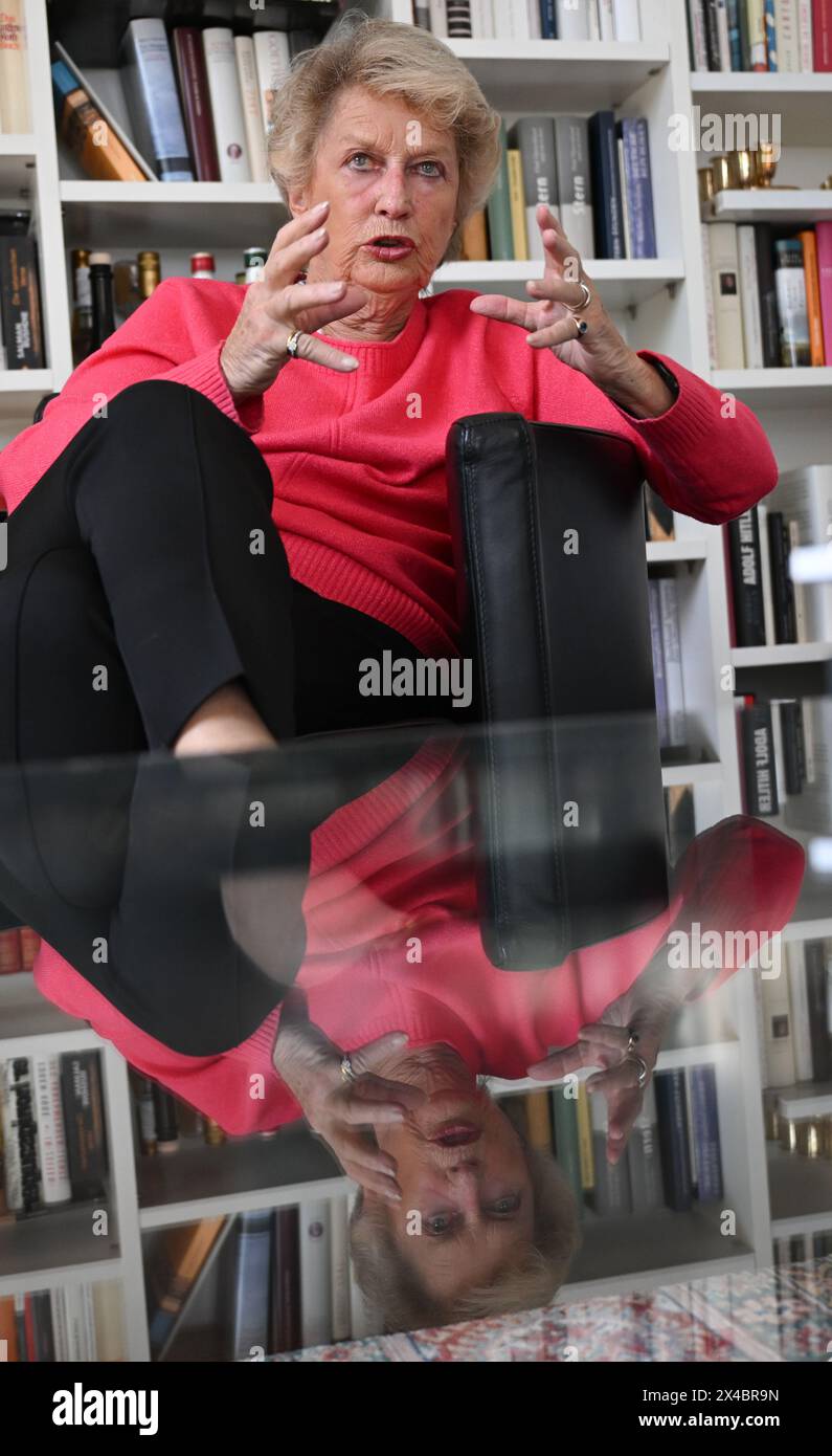 Nieder Erlenbach, Germany. 30th Apr, 2024. Petra Roth (CDU), former ...