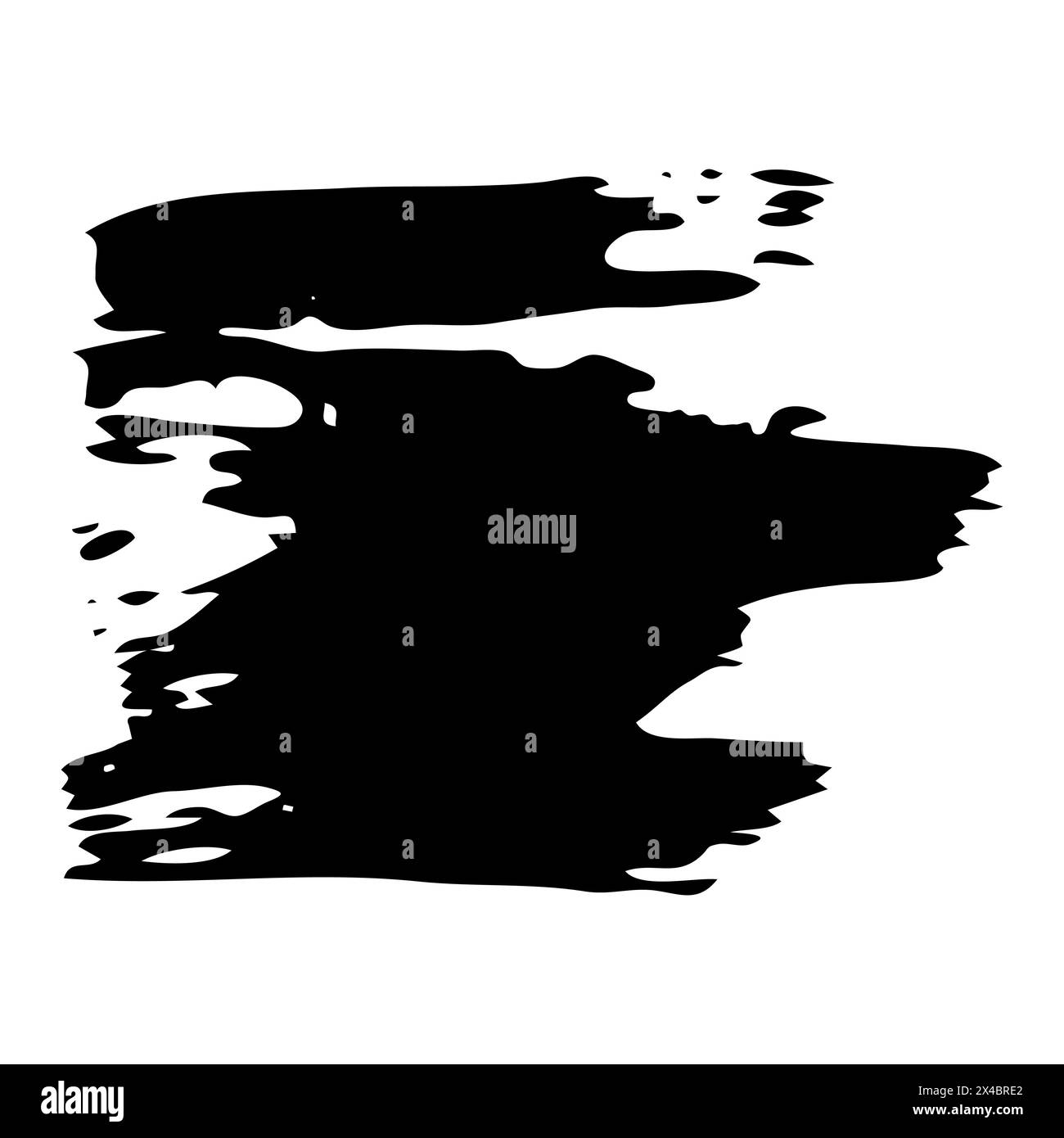 Sketch Scribble Smear. Hand drawn Paint Scribble Stains. Vector ...