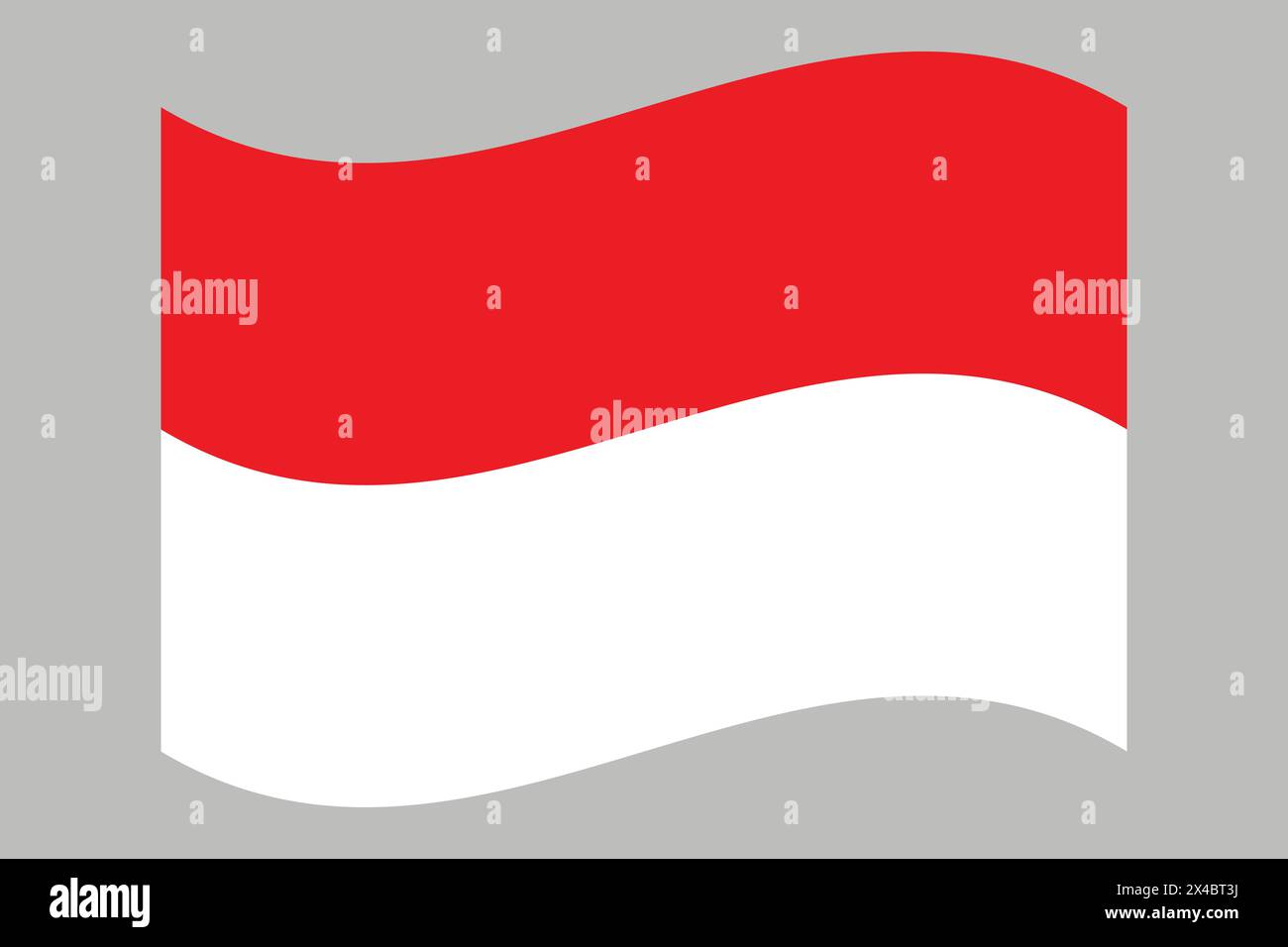 Flag of Indonesia. Indonesian national symbol in official colors ...