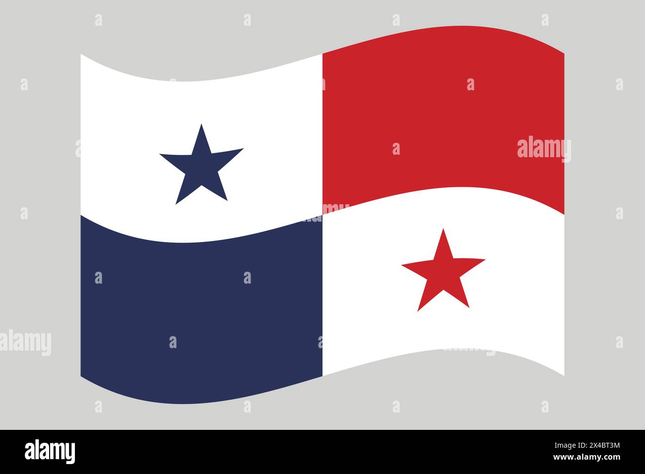 Flag of Panama. National symbol in official colors. Template icon ...