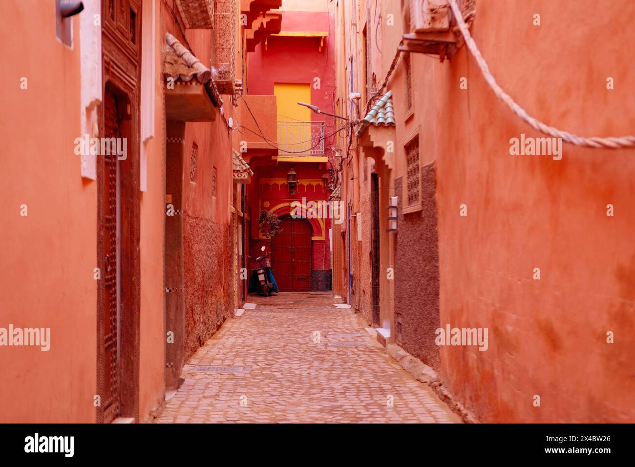 Authentic details traditional Moroccan architecture, parts ancient ...