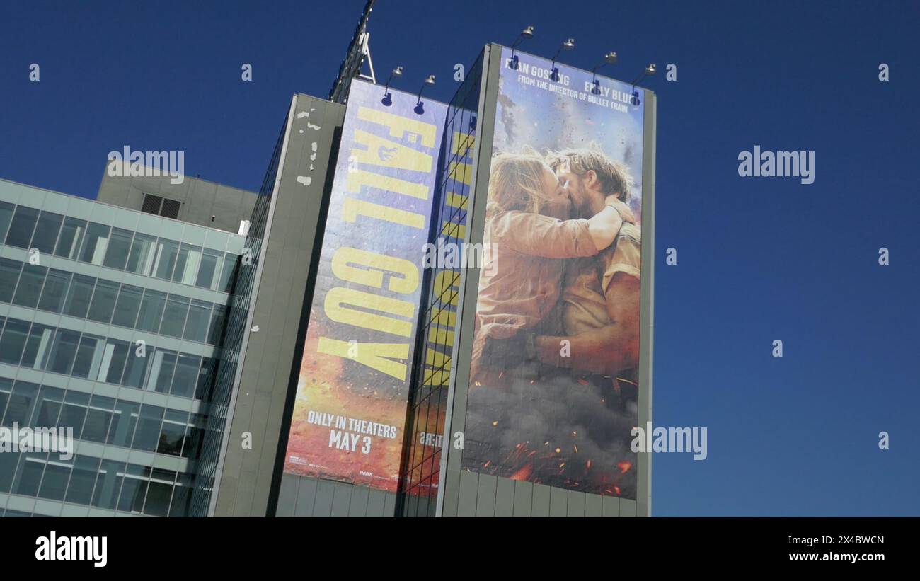Los Angeles, California, USA 30th April 2024 The Fall Guy Billboard ...