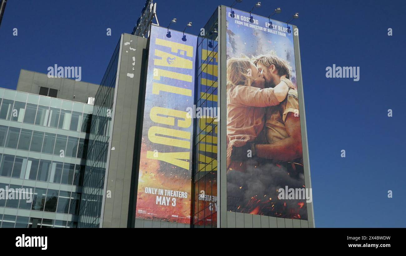Los Angeles, California, USA 30th April 2024 The Fall Guy Billboard ...