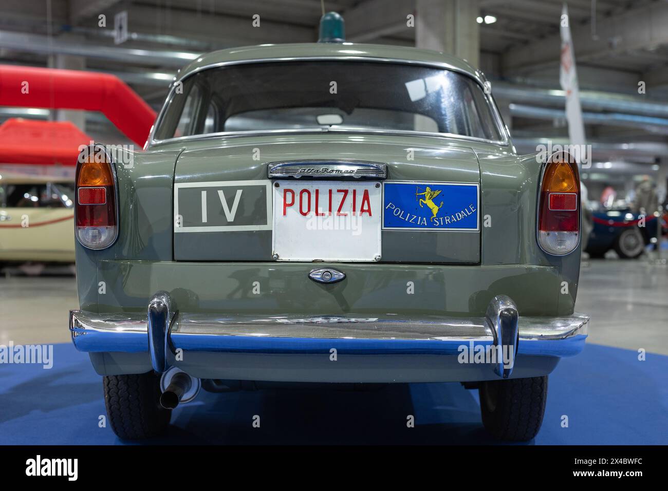 Old Vintage Italian Police Carabinieri Car Stock Photo - Alamy
