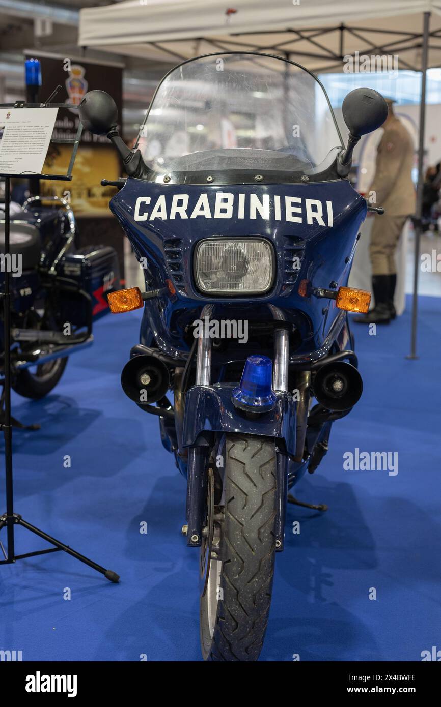 Old Vintage Italian Police Carabinieri Motorbike Stock Photo - Alamy