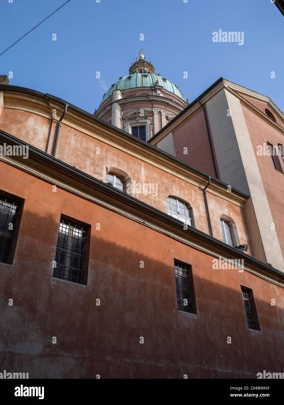 Dome of St Peter's Church in Reggio Emilia, Italy Stock Photo - Alamy