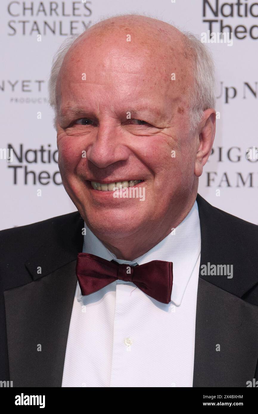 London, UK . 1 May, 2024 . Greg Dyke pictured at the National Theatre ...