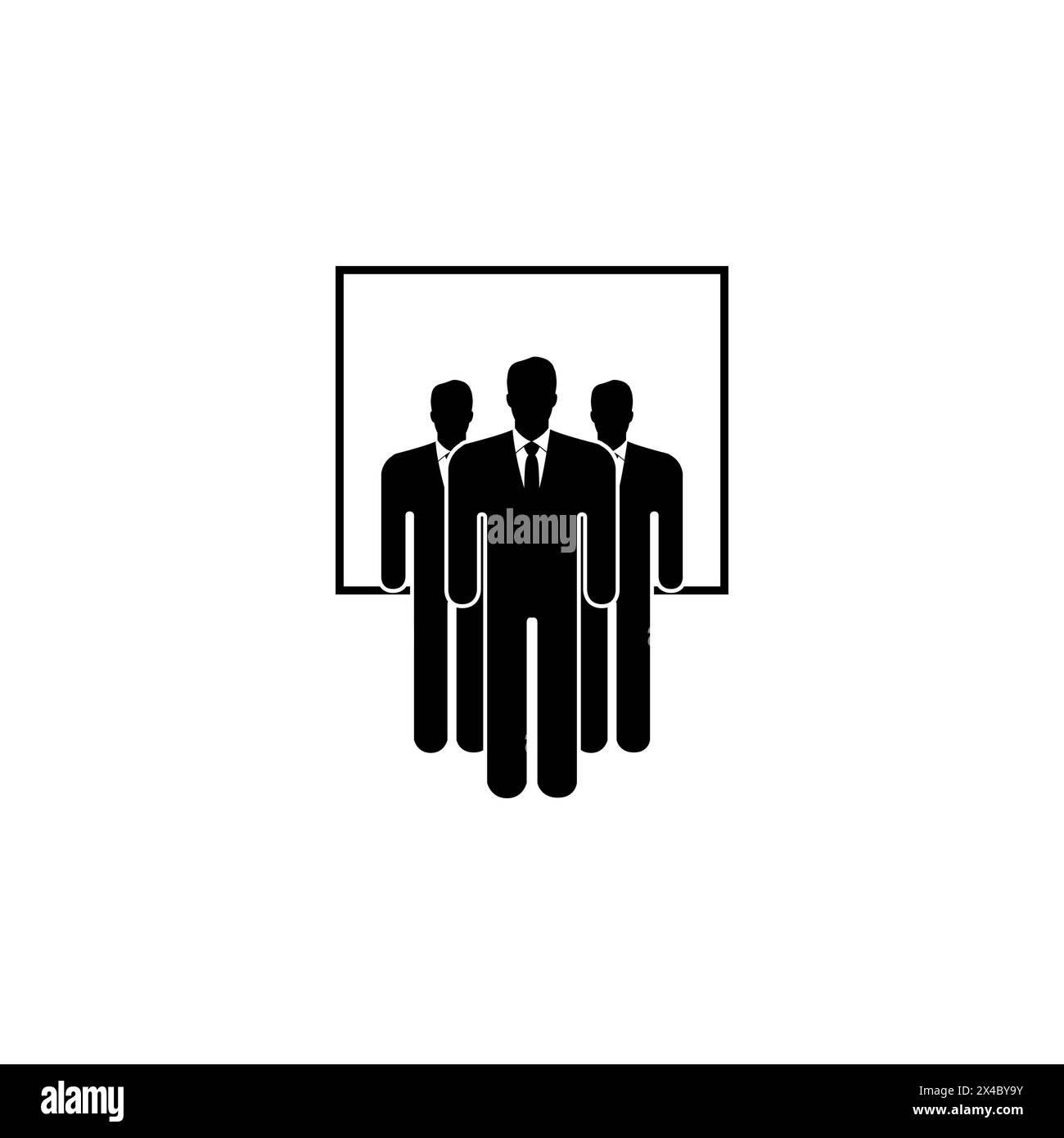 Team flat vector icon. Simple solid symbol isolated on white background ...