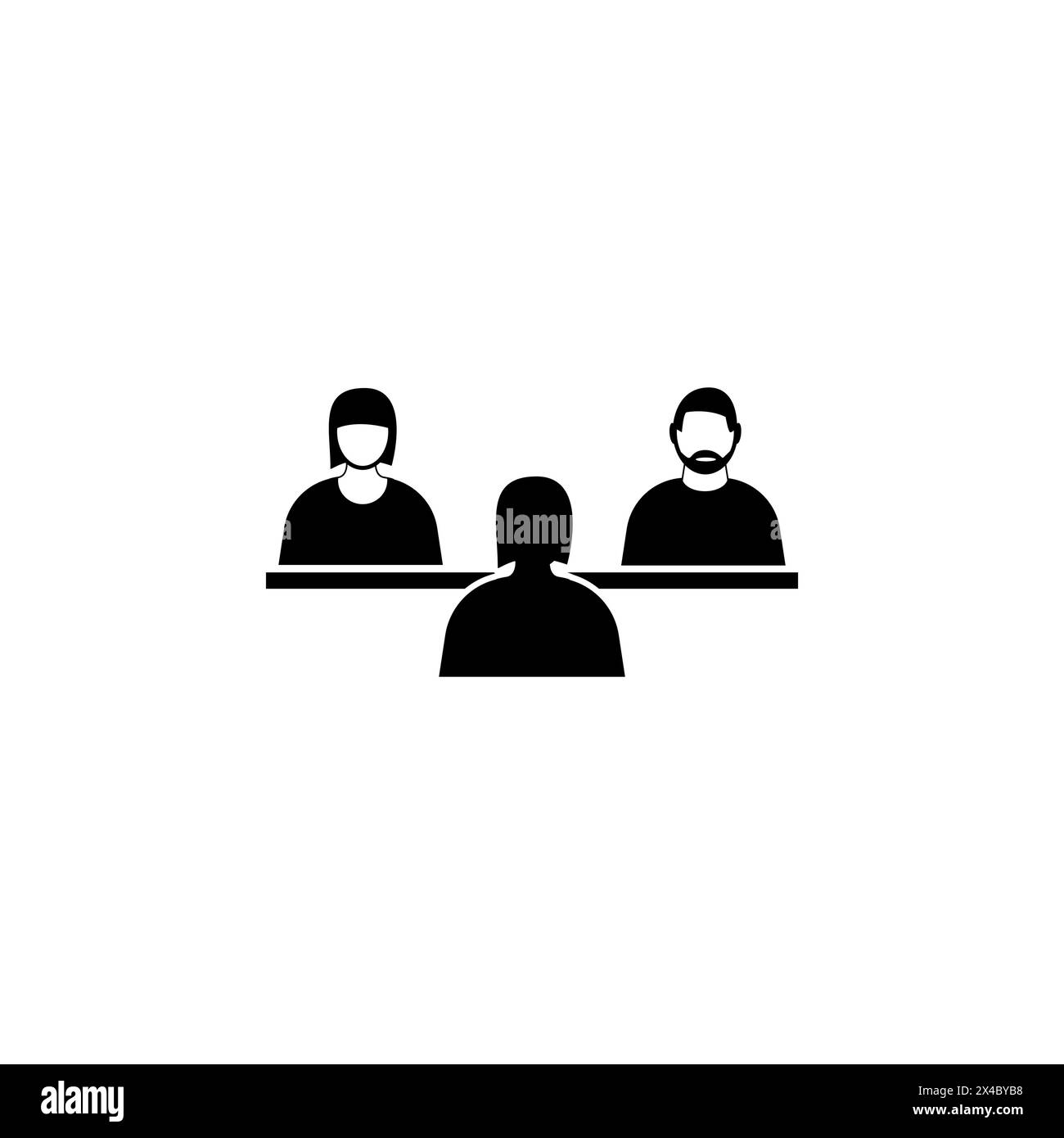 Woman referee silhouette Stock Vector Images - Alamy
