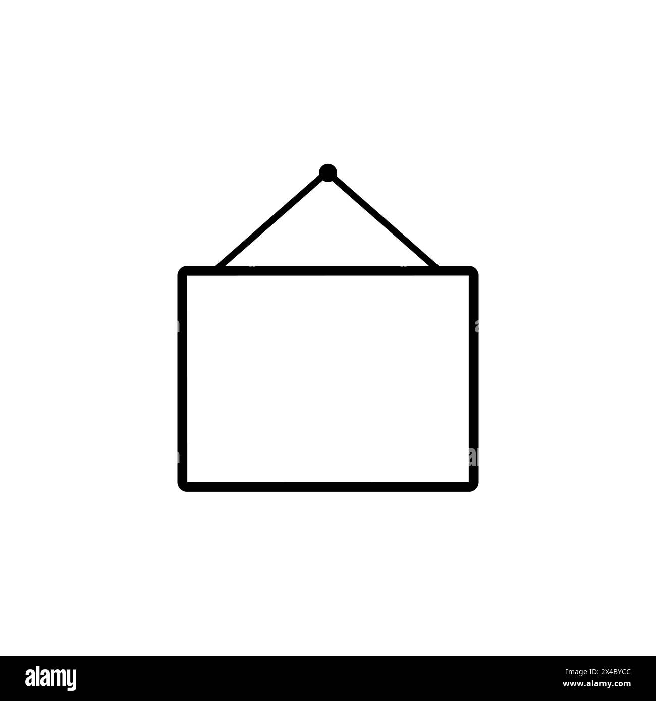 Artist Easel flat vector icon. Simple solid symbol isolated on white ...