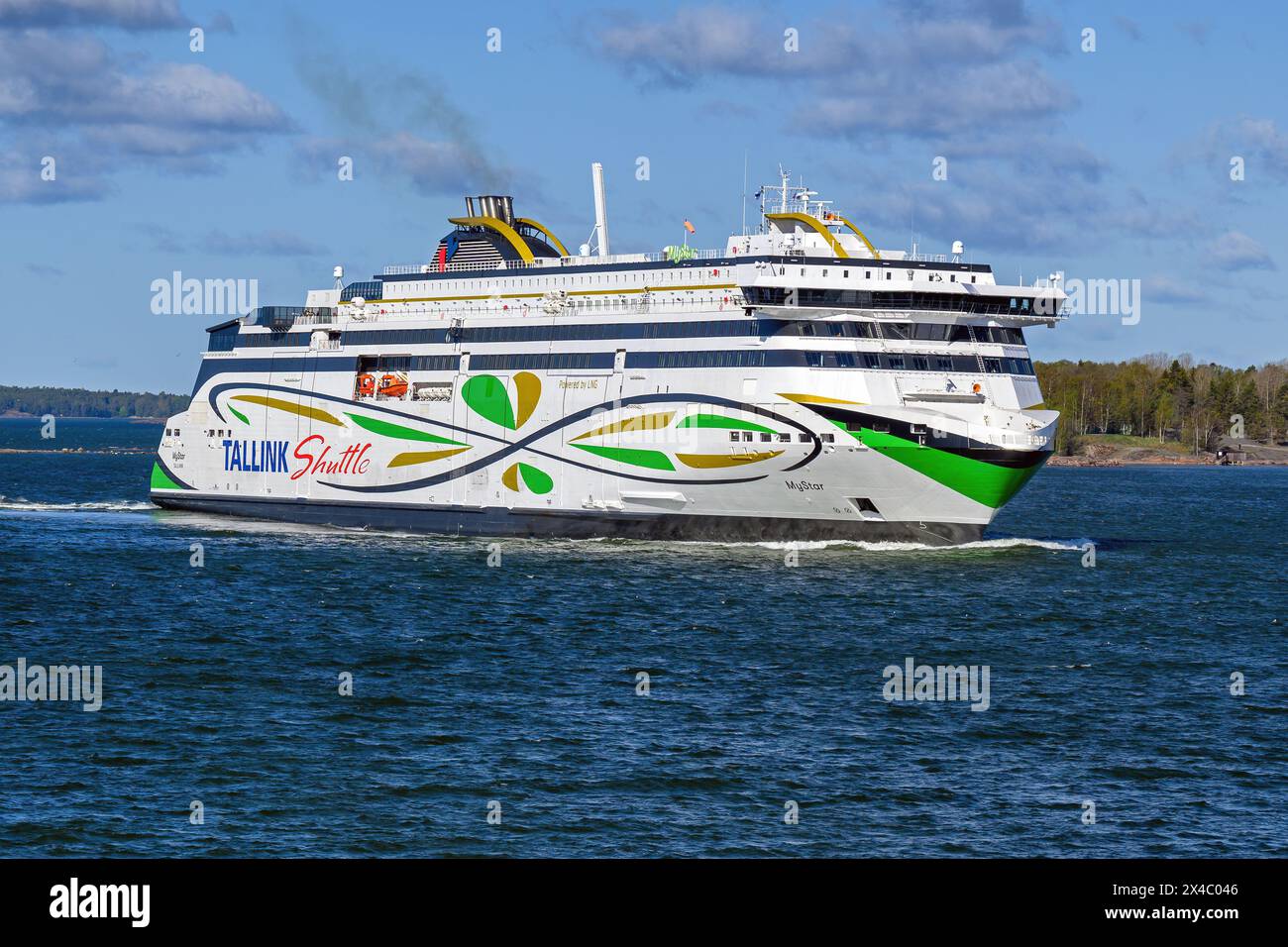 MyStar is an LNG-powered ferry operated by the Estonia ferry company ...