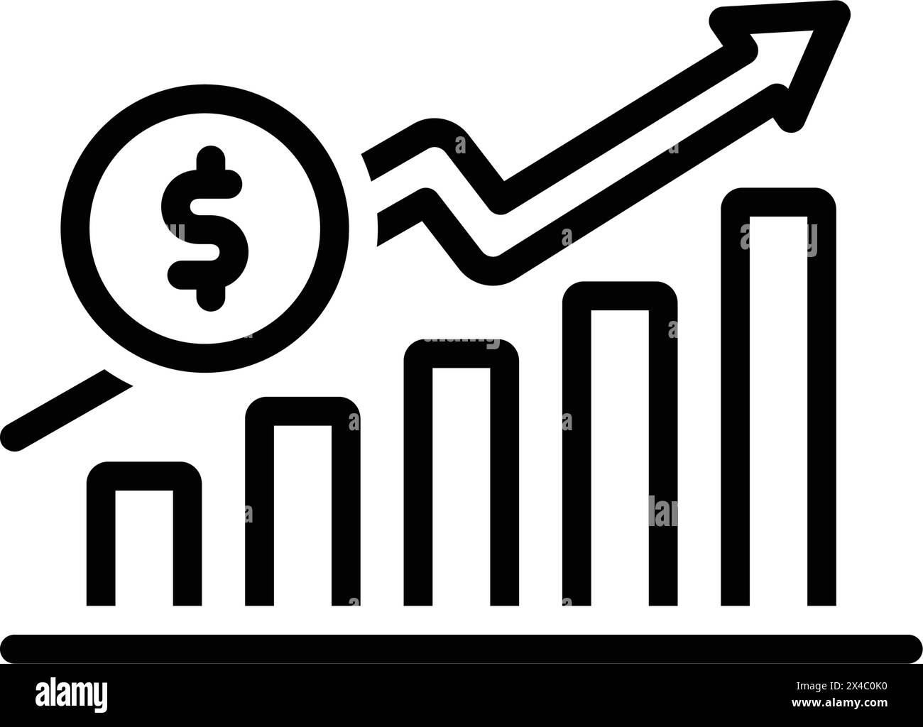 Icon for sales, growth Stock Vector Image & Art - Alamy