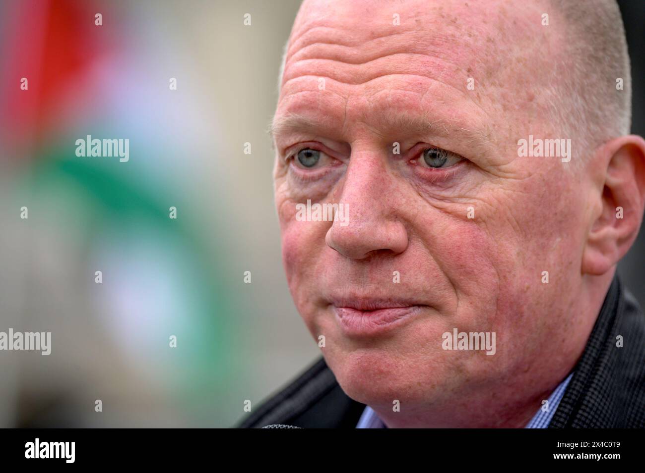 Matt Wrack (TUC president and Gen Sec FBU) at the London May Day March ...