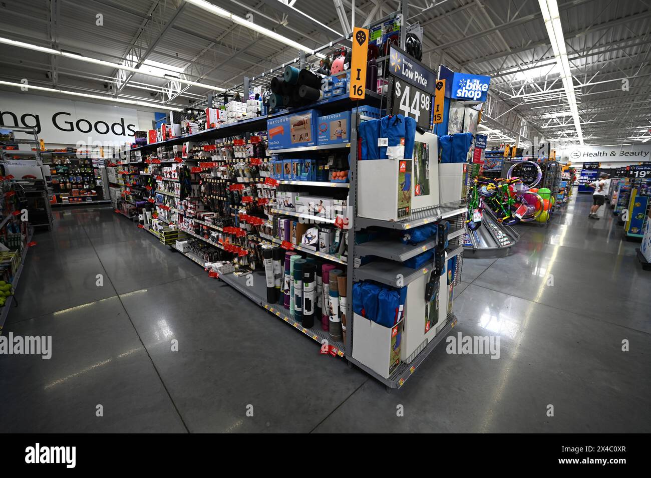 The Inside of a Walmart store Stock Photo - Alamy
