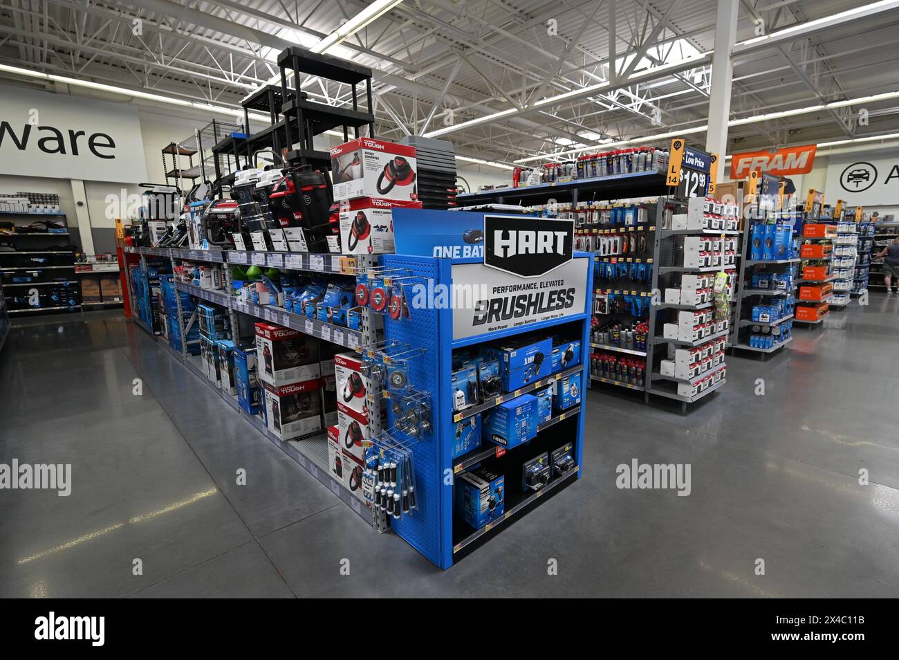The Inside of a Walmart store Stock Photo - Alamy
