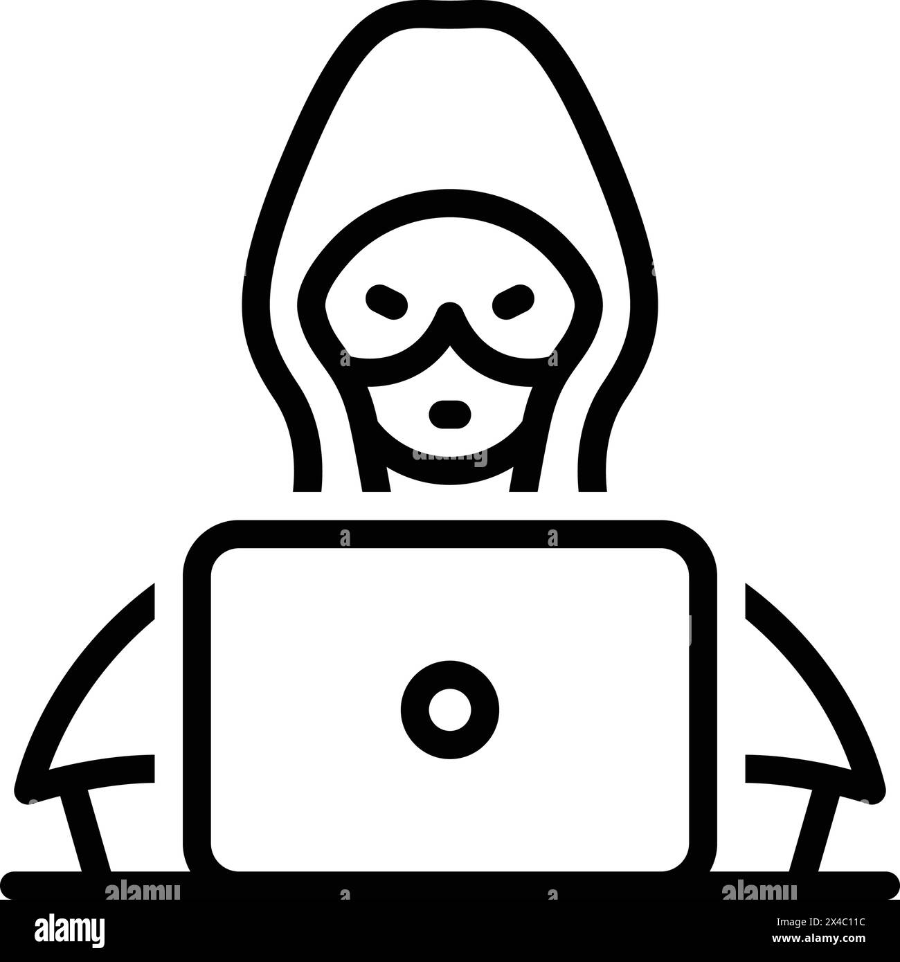 Icon for hacker, crime Stock Vector Image & Art - Alamy