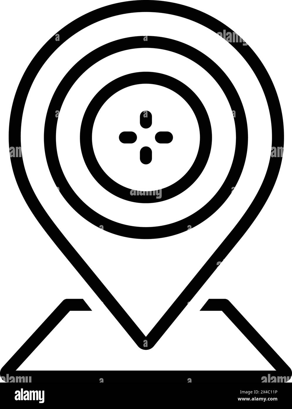 Icon for aim, location Stock Vector Image & Art - Alamy