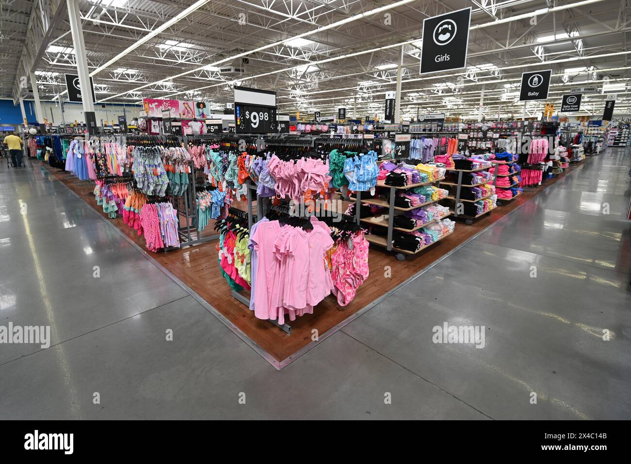 The Inside of a Walmart store Stock Photo - Alamy