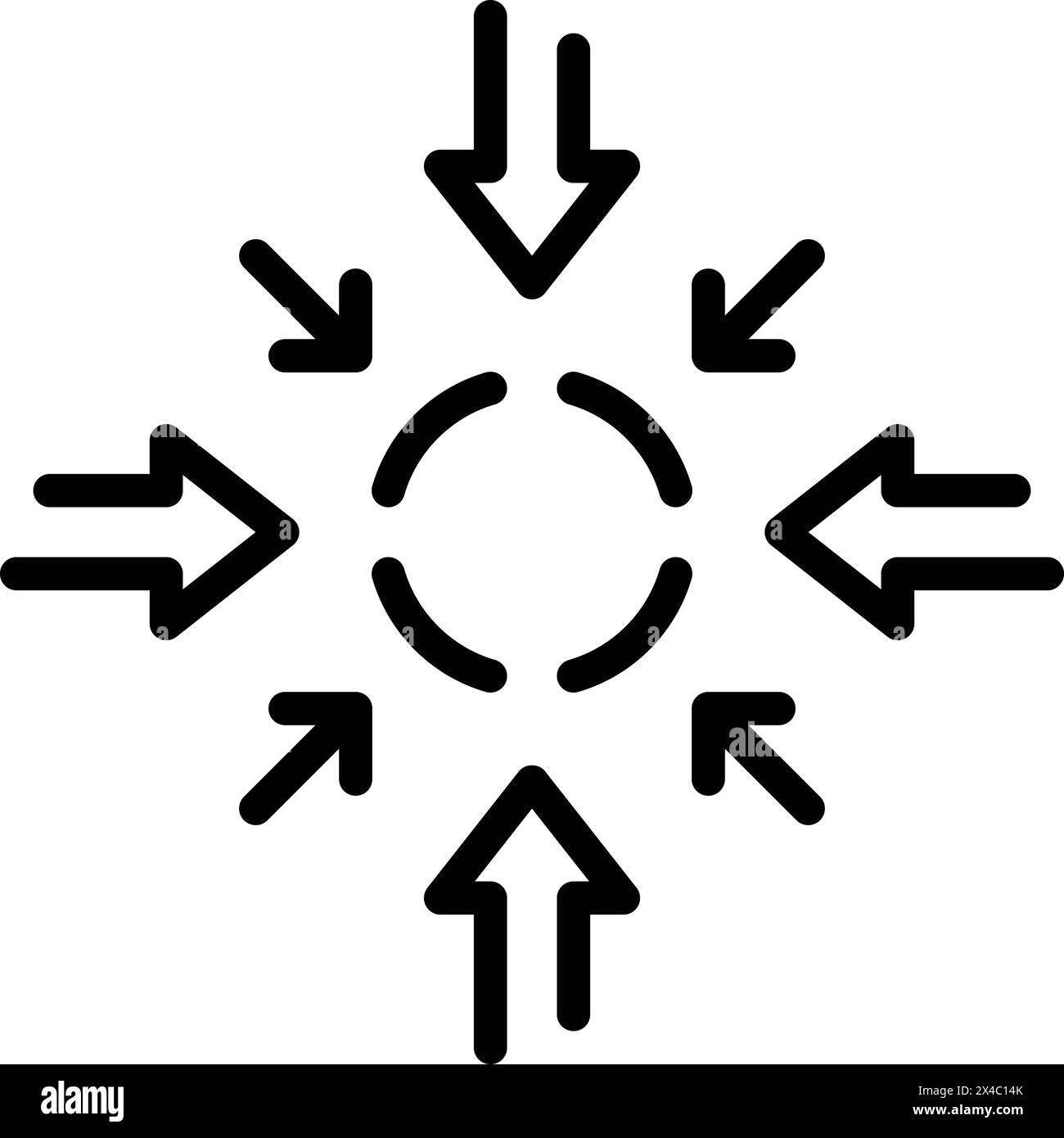 Icon for internal, arrow Stock Vector Image & Art - Alamy