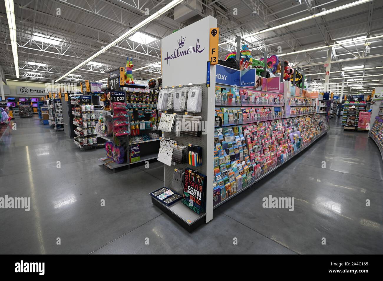The Inside of a Walmart store Stock Photo - Alamy